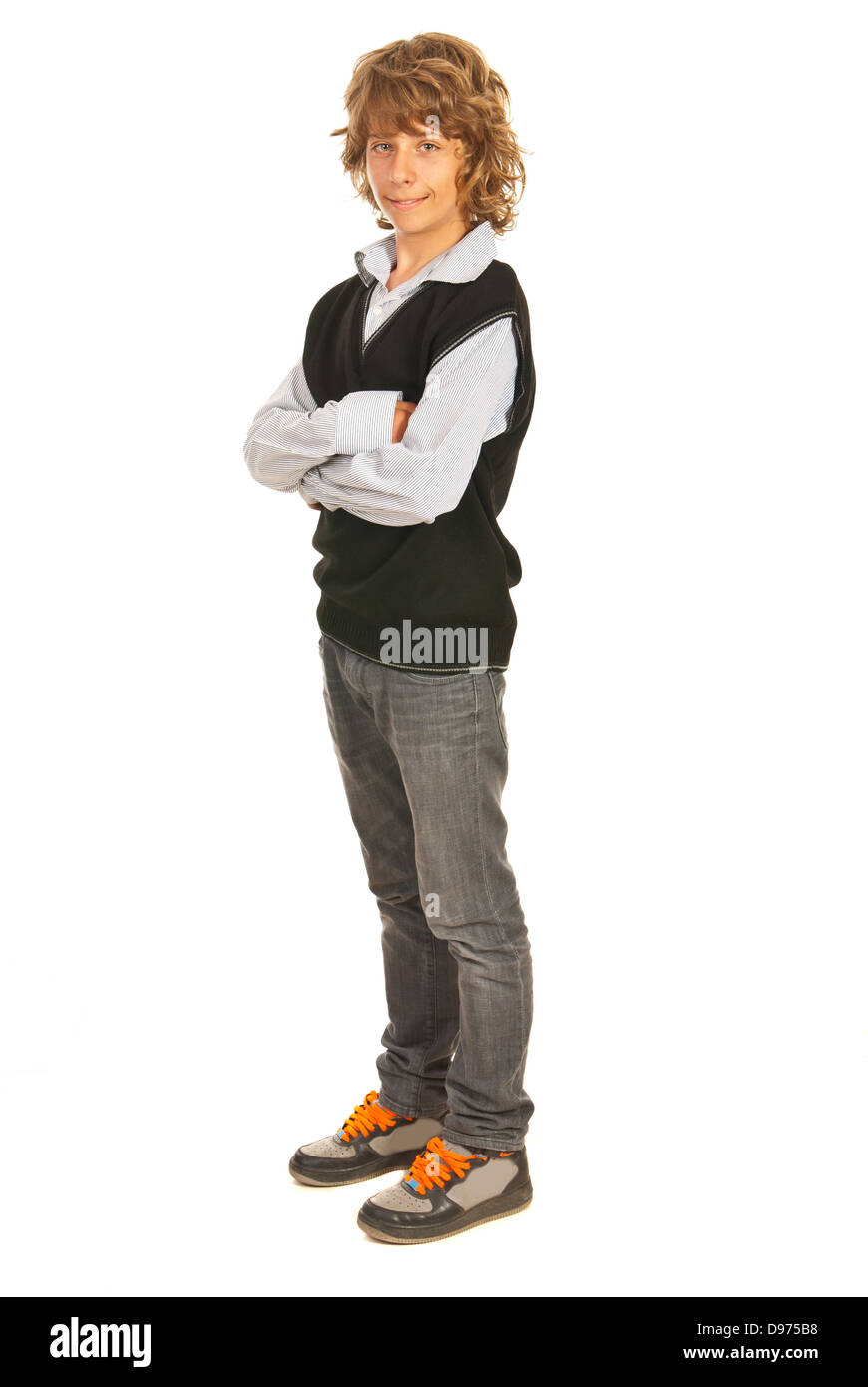 Teenage Boy Standing Up