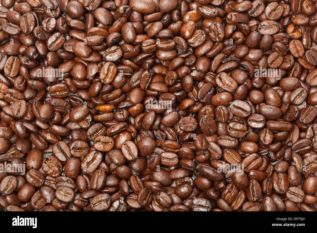 Black Organic Coffee Beans on a background Stock Photo - Alamy