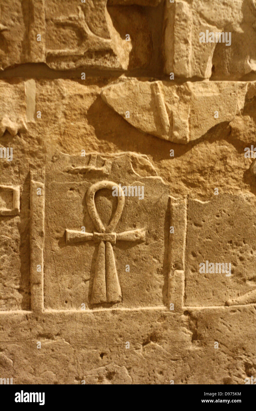 Egyptian temple reliefs Second millennium BC Stock Photo - Alamy