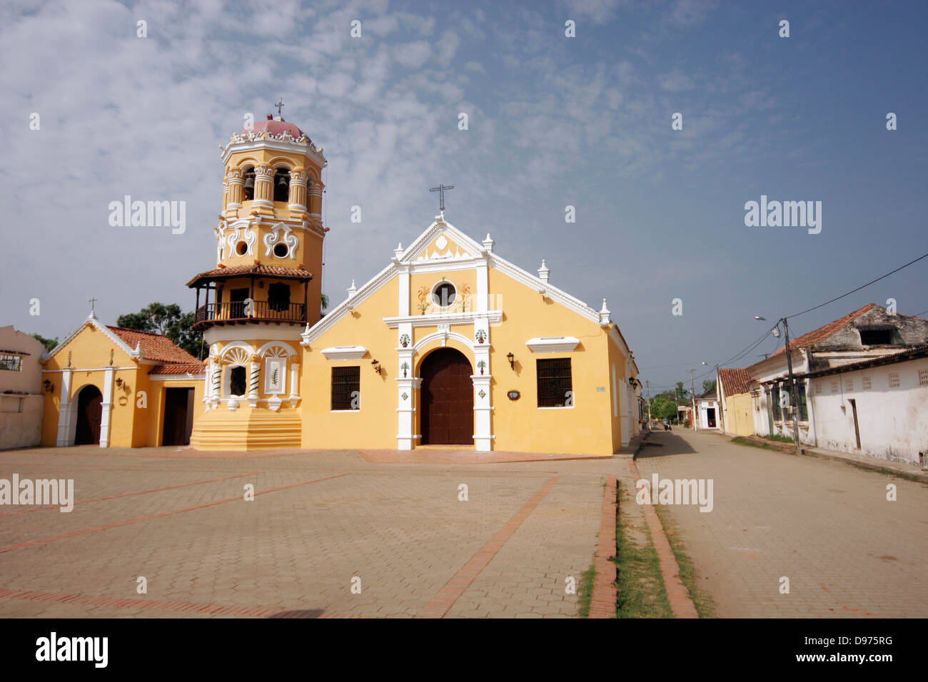Santa Barbara Church in Mompos (Mompox), Santa Cruz de Mompox, Colombia ...