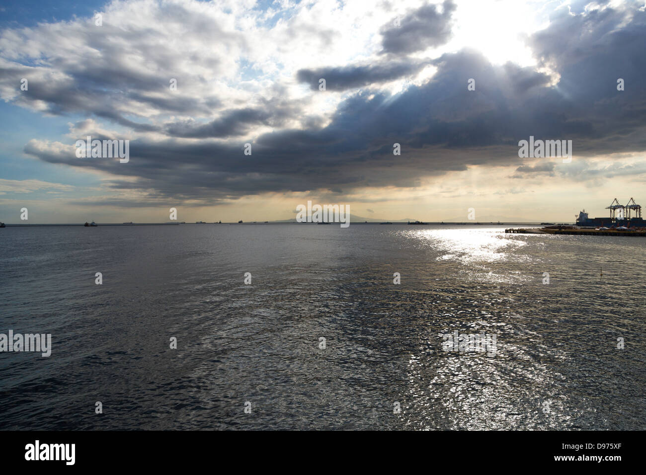 View over the Manila Bay, Philippines Stock Photo - Alamy
