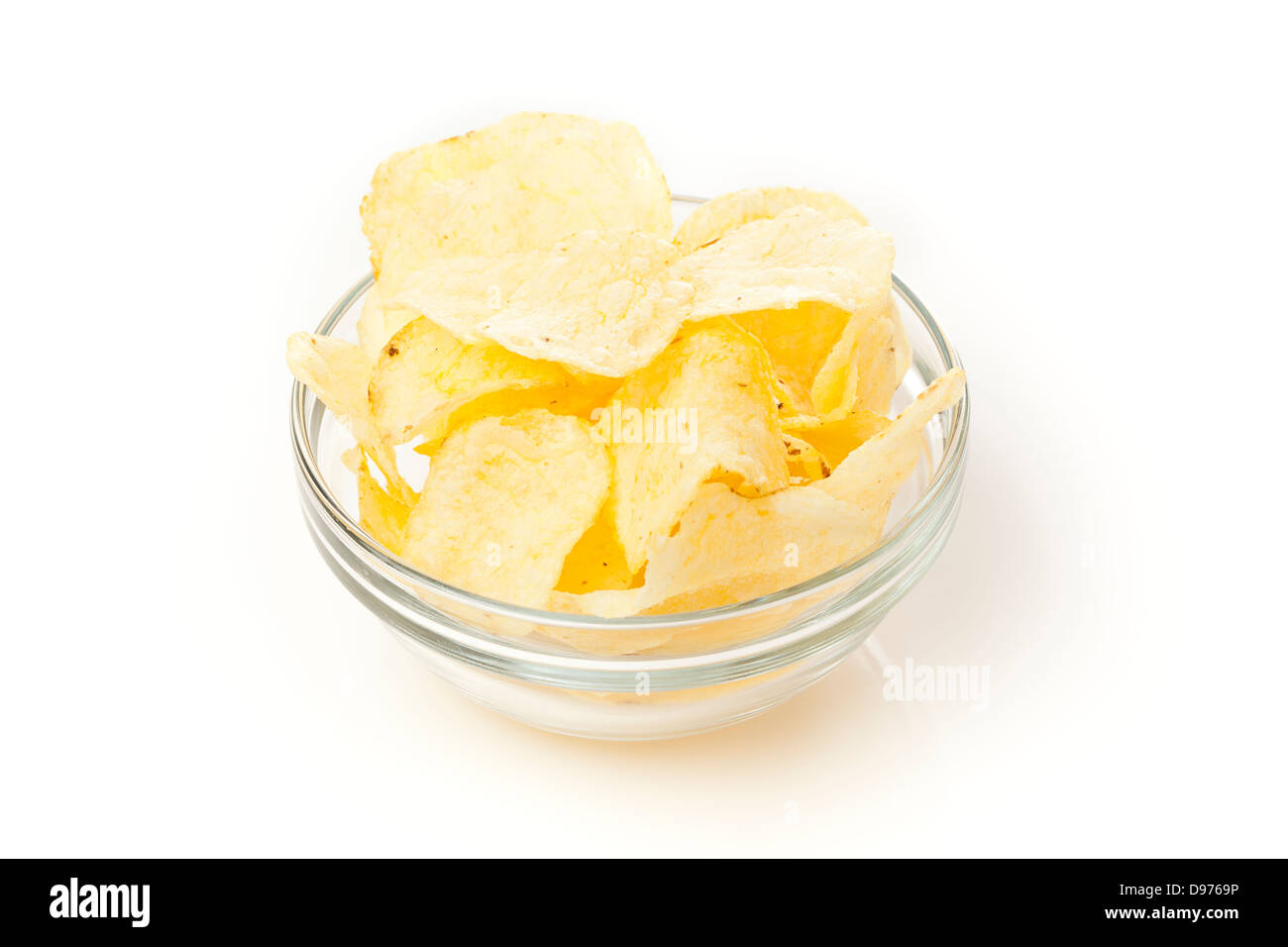 Crispy Fresh Potato Chips on a background Stock Photo - Alamy