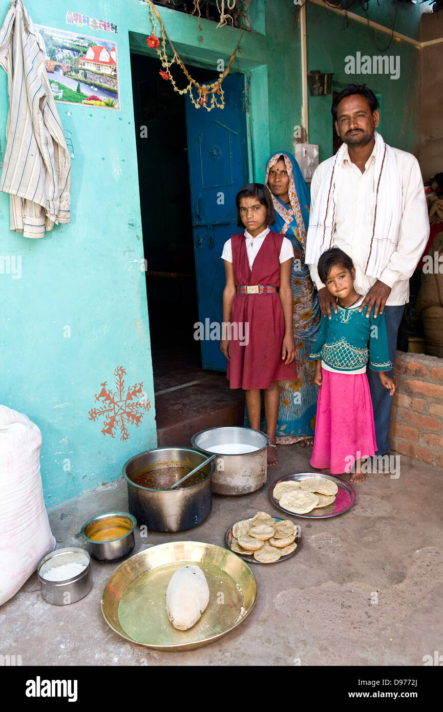 Indian Poor Family Food