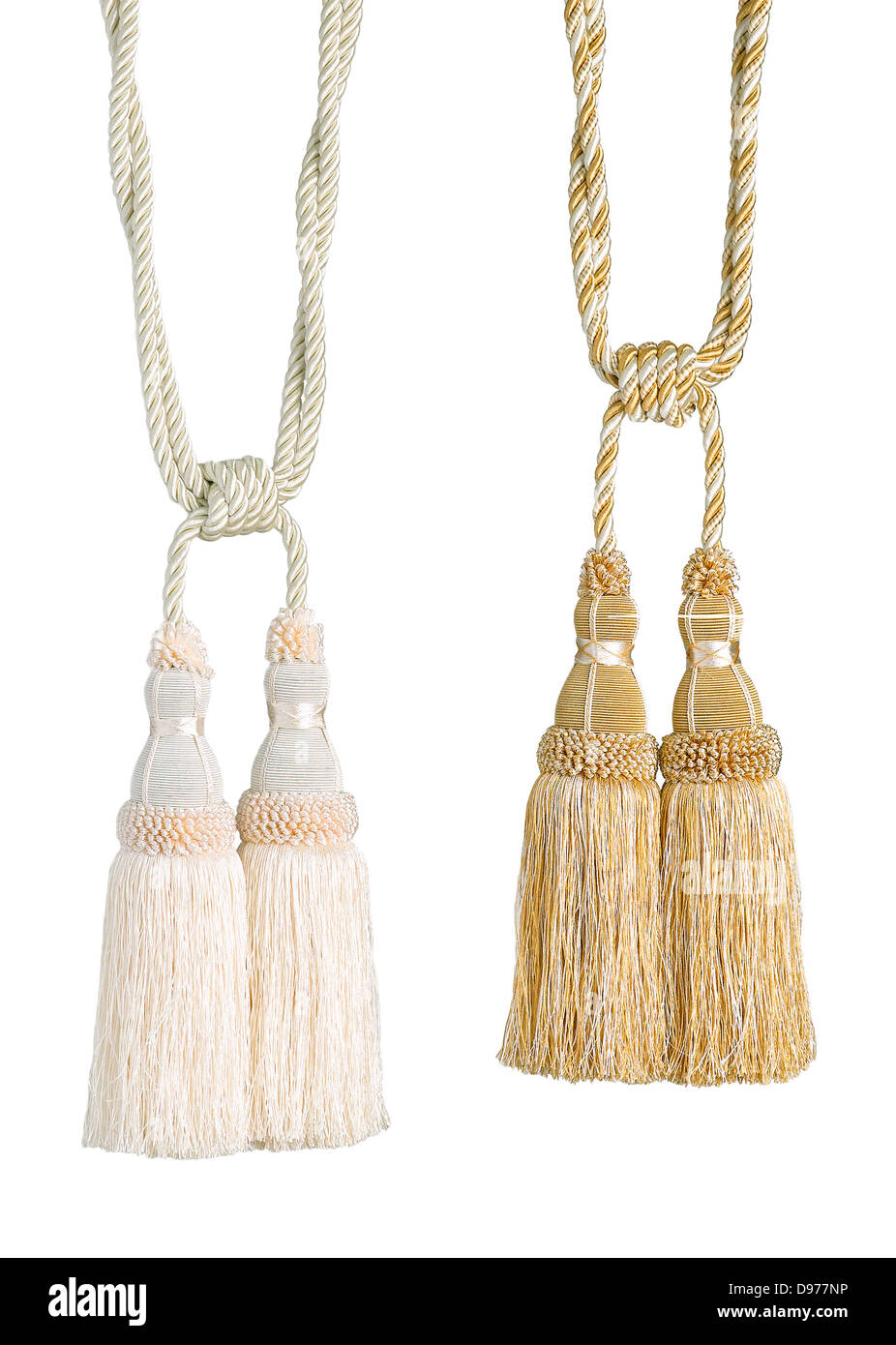 Beautiful curtain tassels for your beautiful house Stock Photo - Alamy