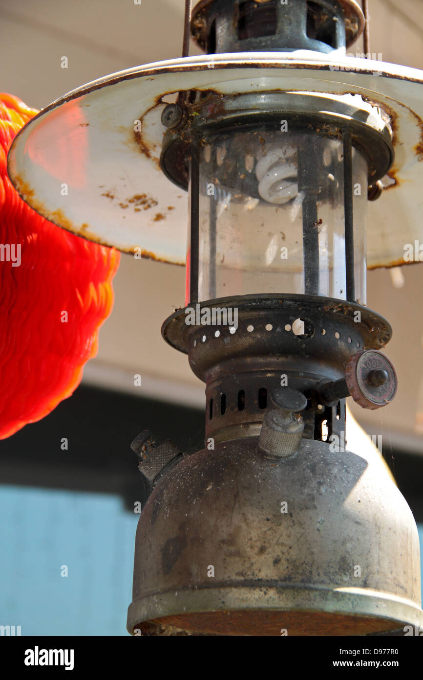 Old oriental kerosene lantern refitted hi-res stock photography and ...