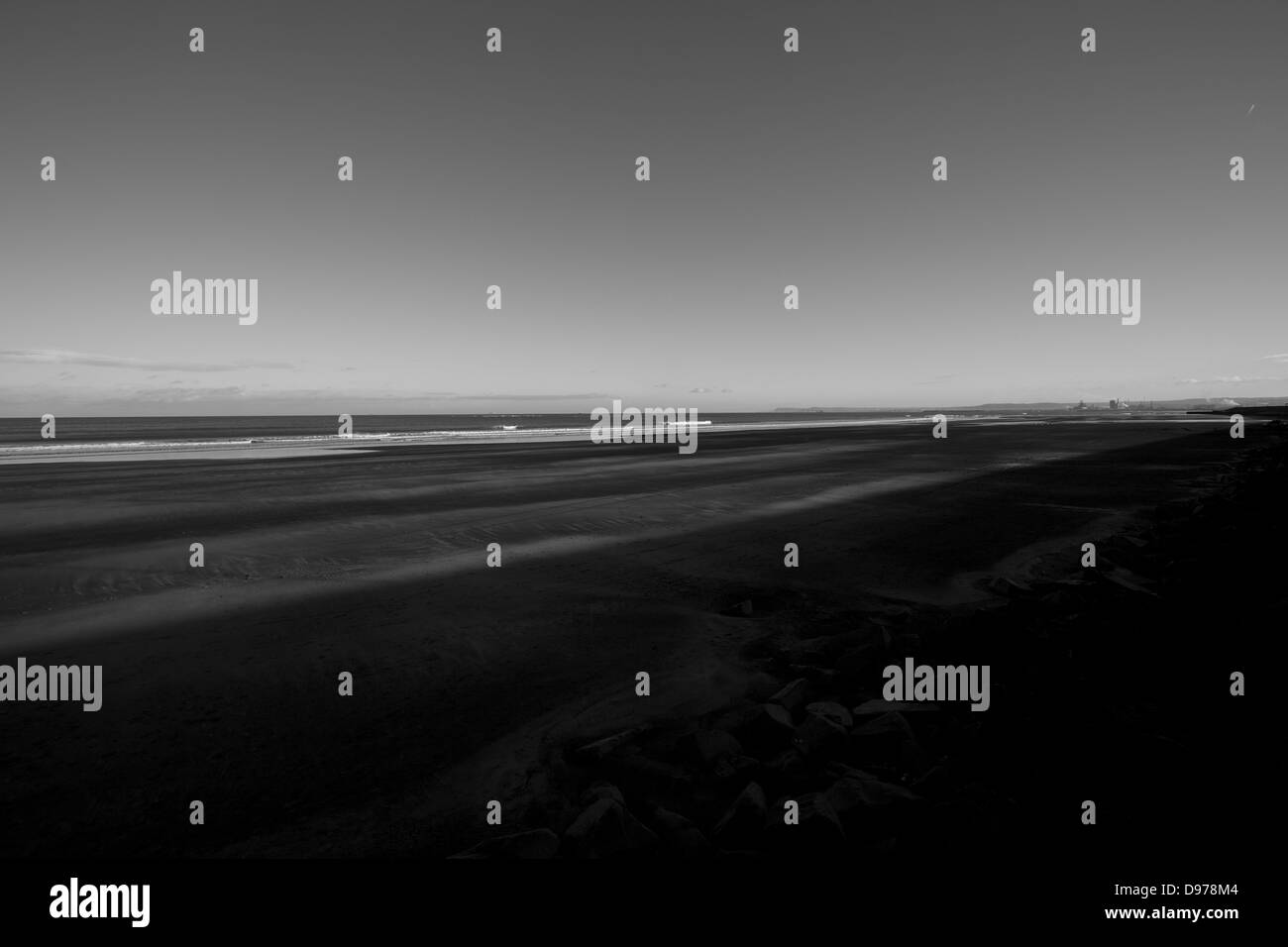 A dramatic beach scene Stock Photo - Alamy