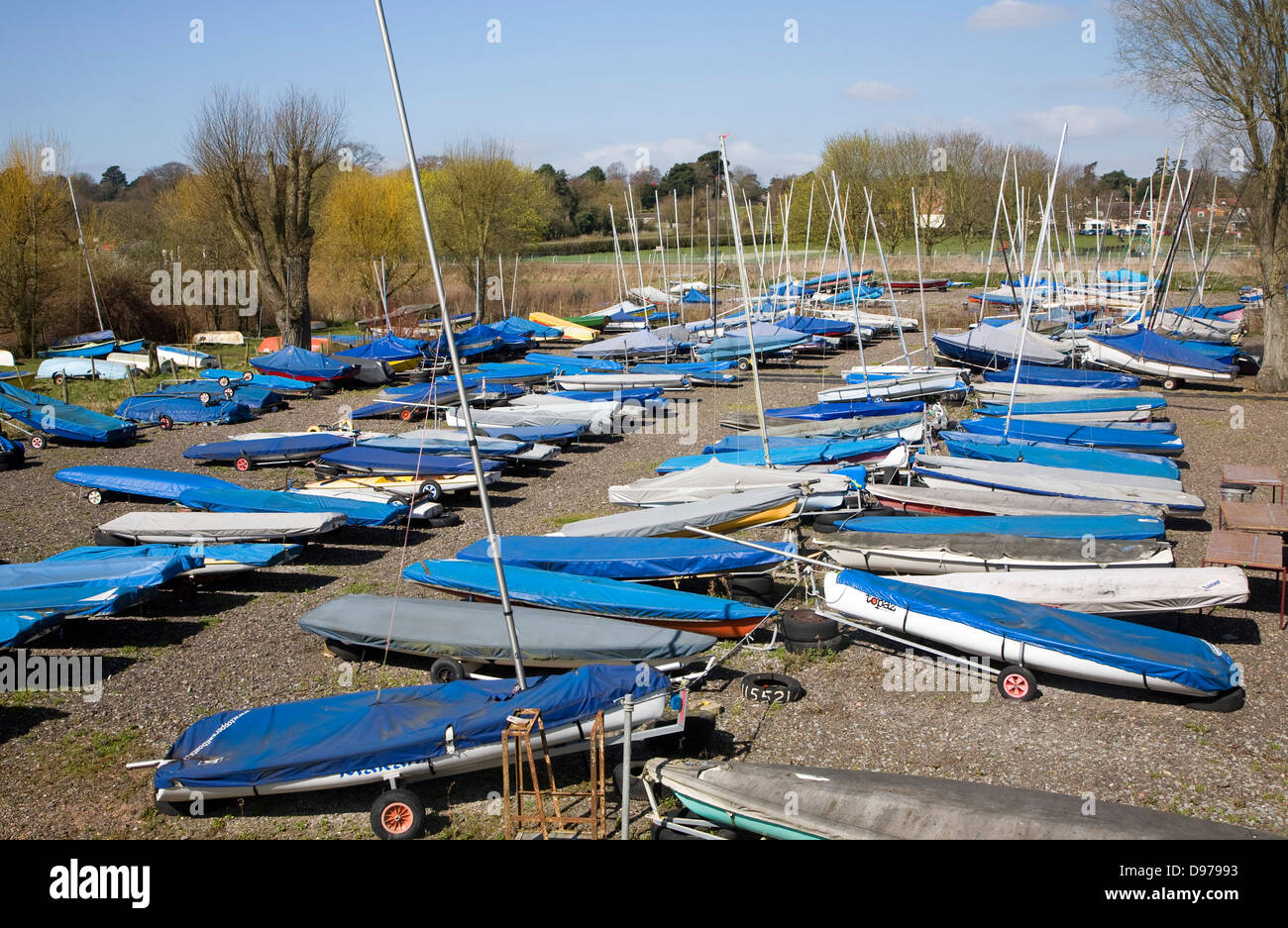 Woodbridge sailing dinghy boat hi-res stock photography and images - Alamy