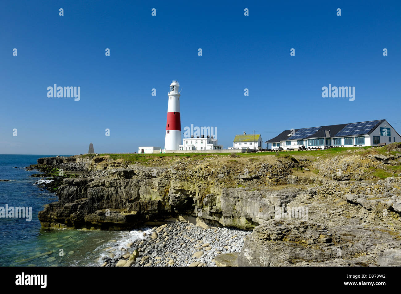 Portland Bill Lighthouse Dorset England uk Stock Photo - Alamy
