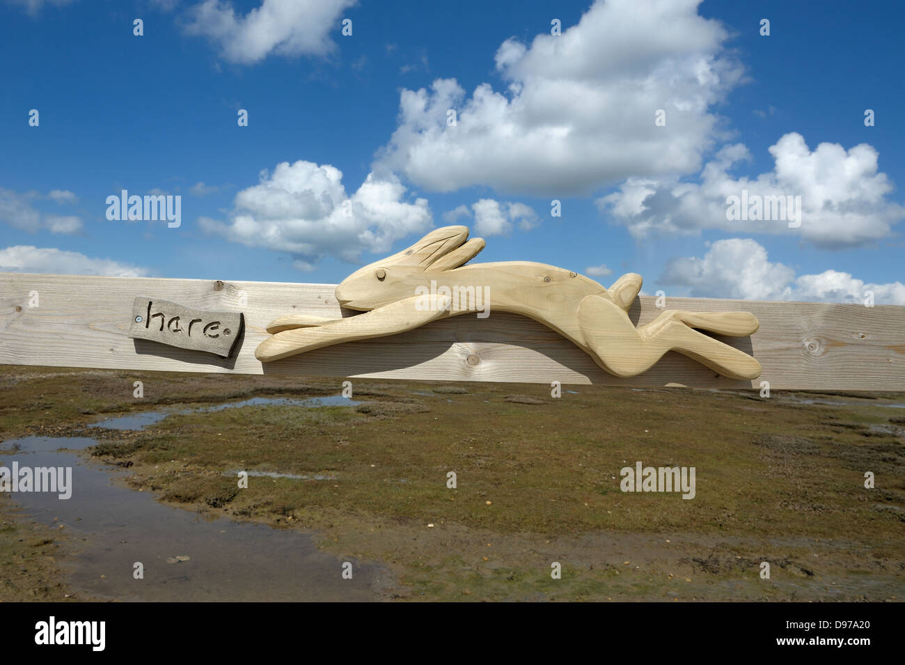 Wood carving hare hi-res stock photography and images - Alamy