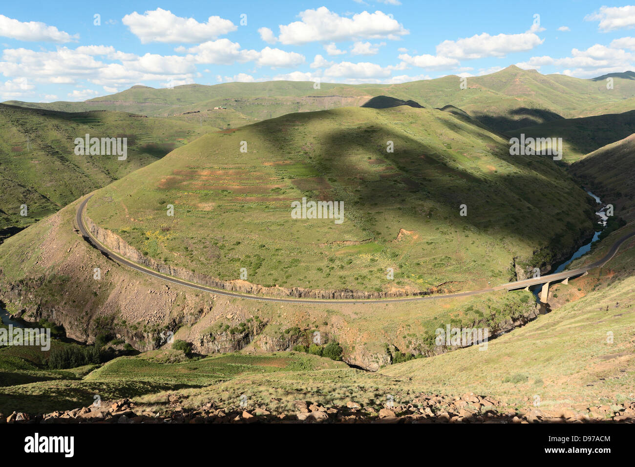 Lesotho mountain pass hi-res stock photography and images - Alamy