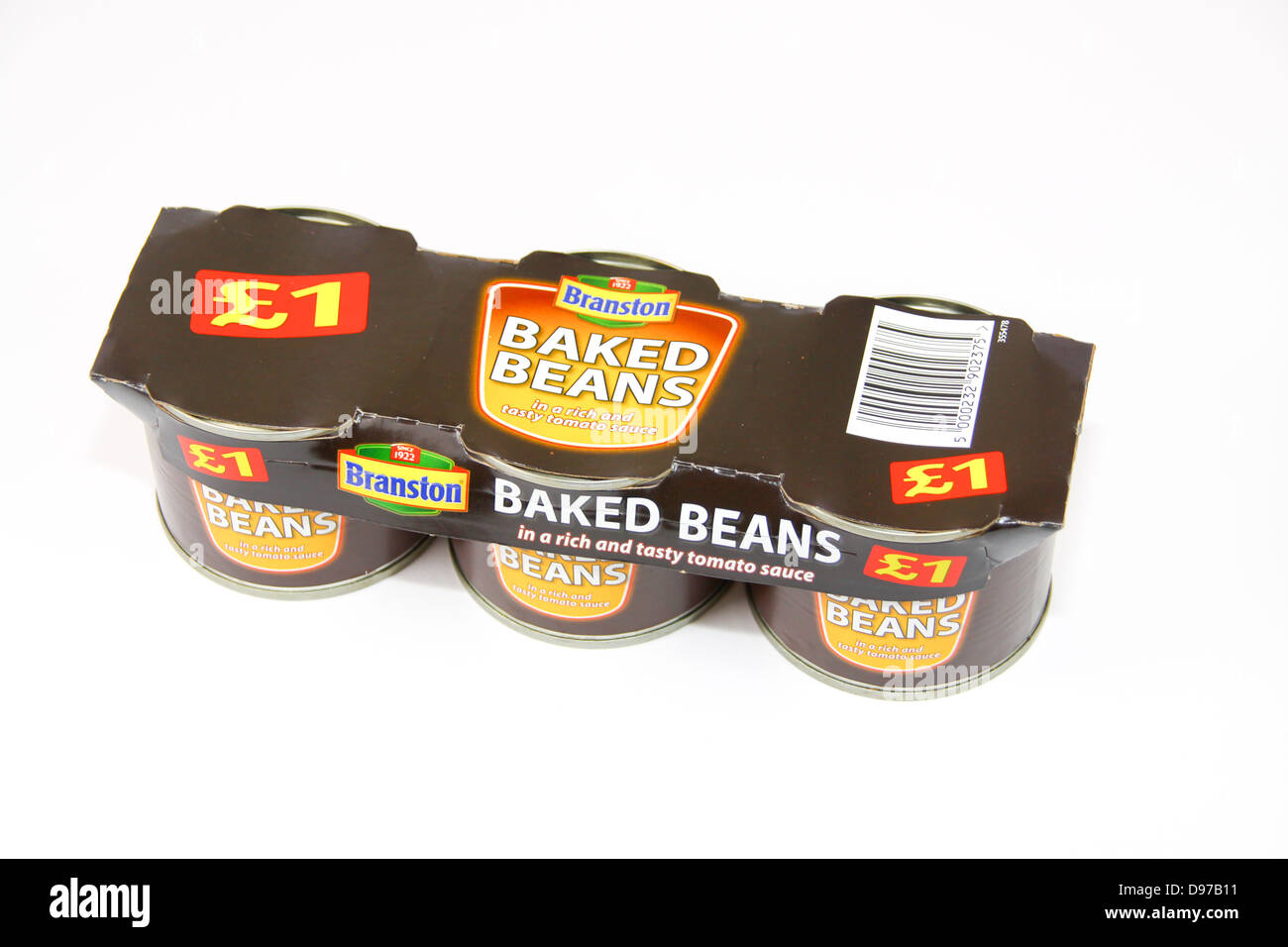 Branston baked beans triple pack Stock Photo - Alamy