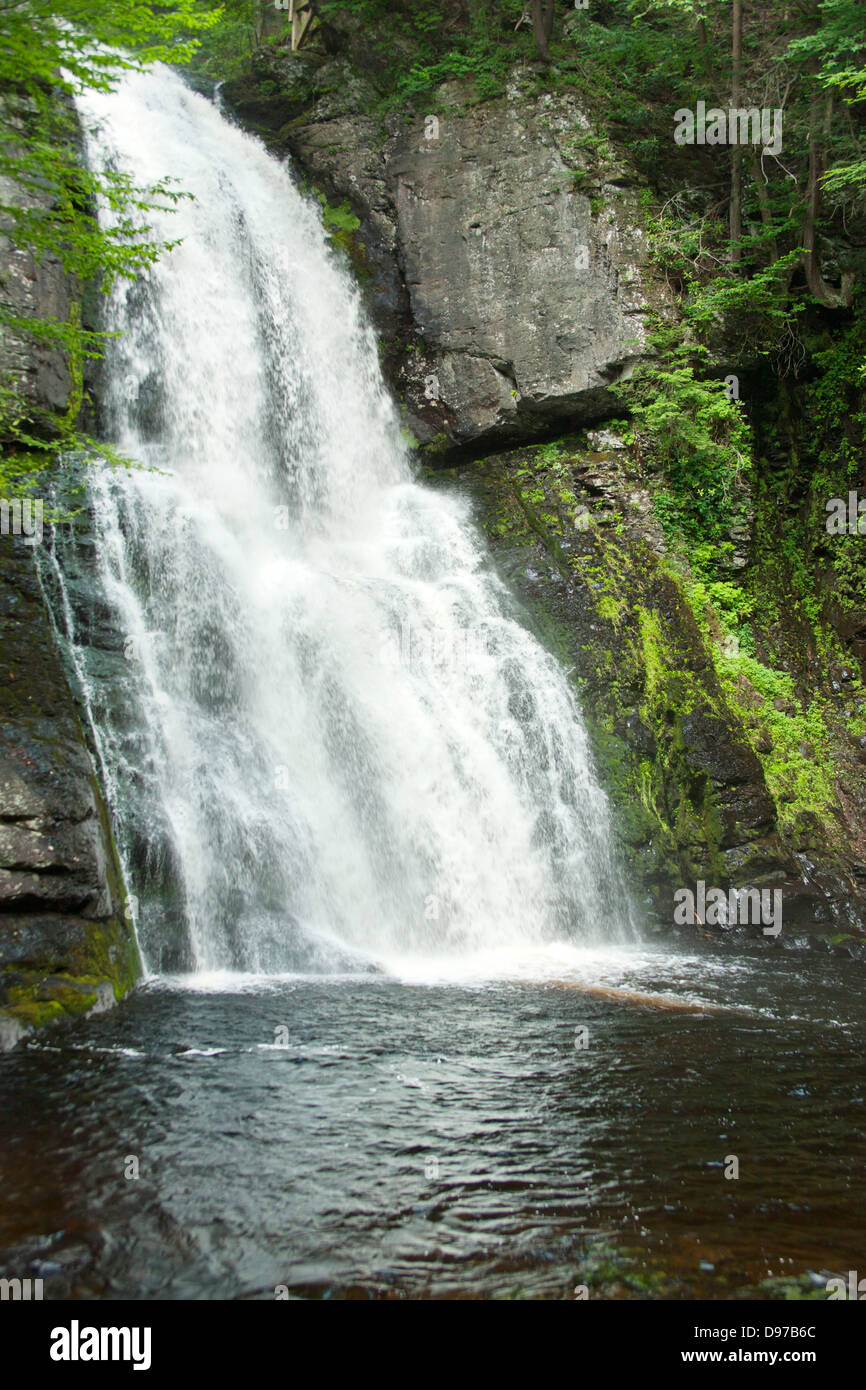 MAIN WATERFALLS BUSHKILL FALLS THEME PARK BUSHKILL CREEK PIKE COUNTY ...