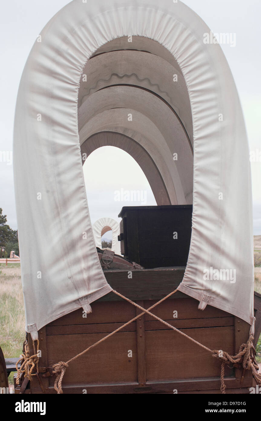 Oregon trail wagon interior hi-res stock photography and images - Alamy