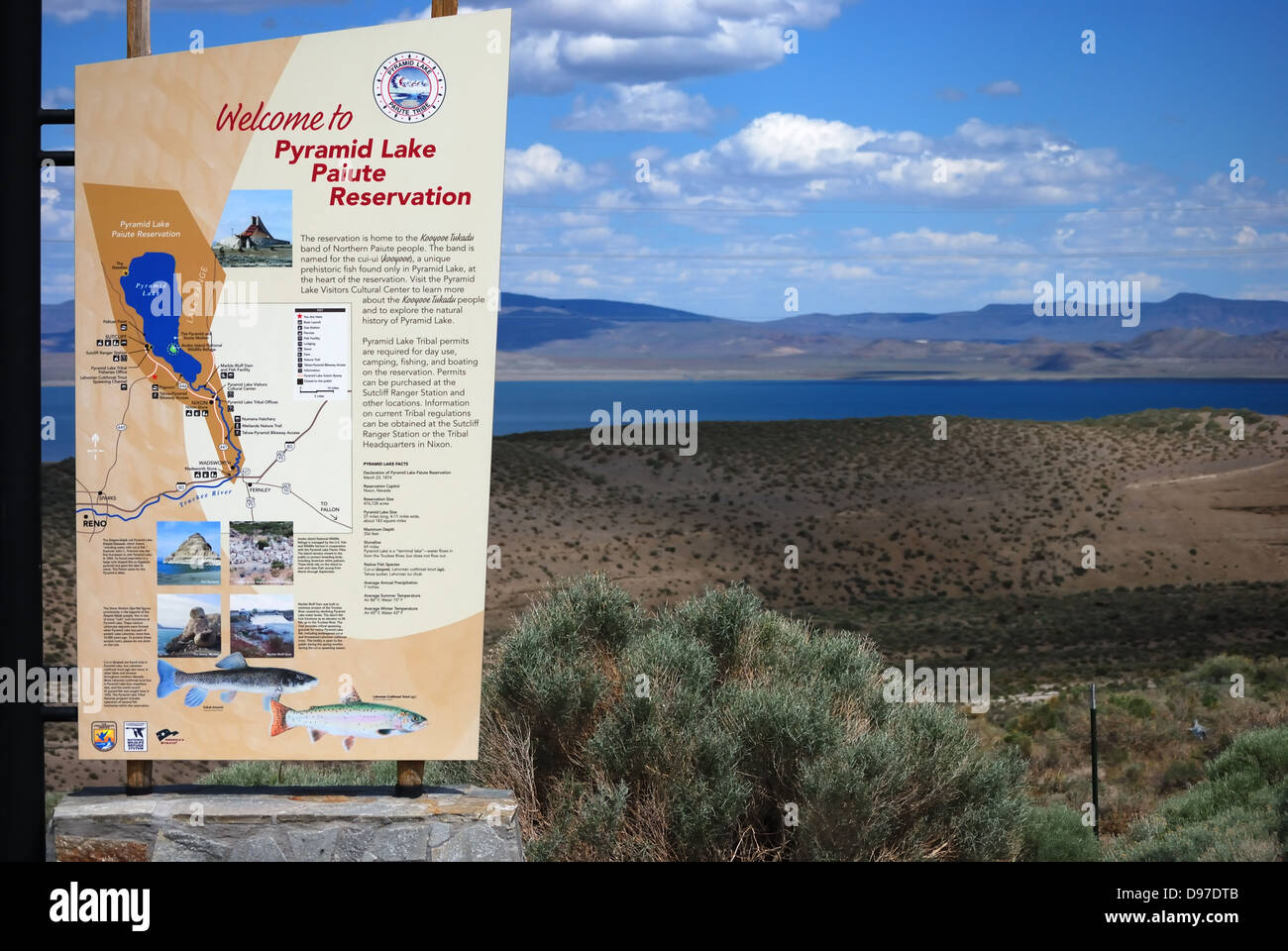 Pyramid Lake Nevada Stock Photo - Alamy