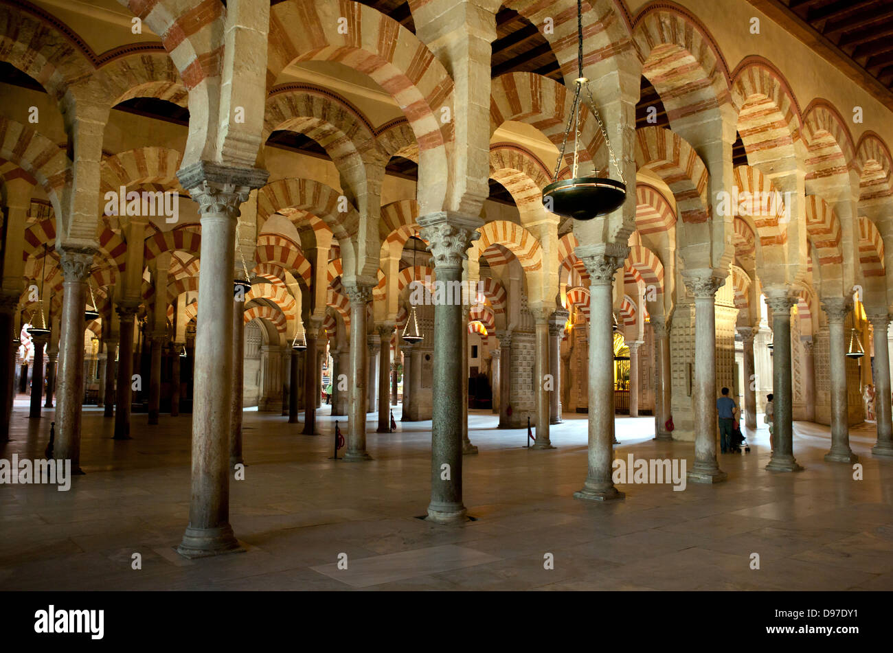 Cordoba, Great Mosque, Arches and columns inside the Mosque. VIII ...