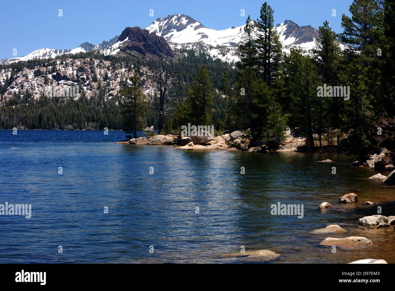 Caples Lake near Kirkwood, California Stock Photo - Alamy