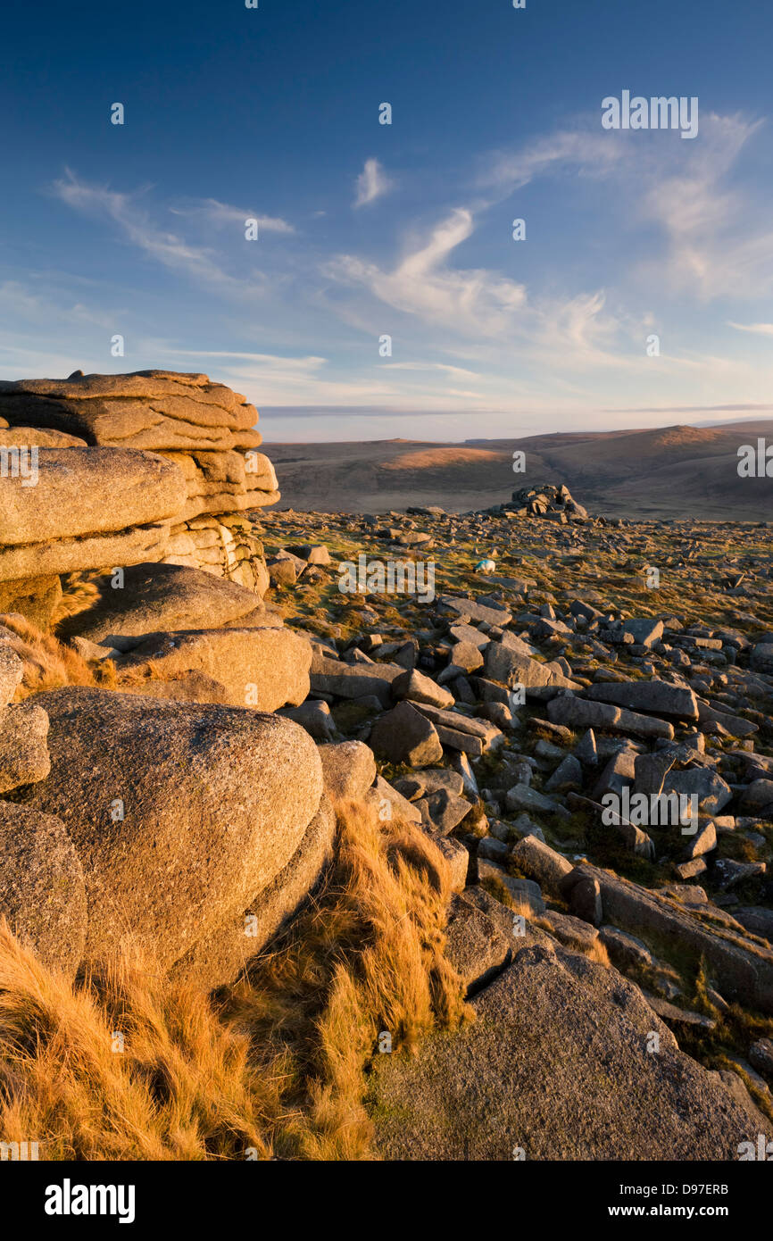 Dartmoor moorland devon landscape hi-res stock photography and images ...