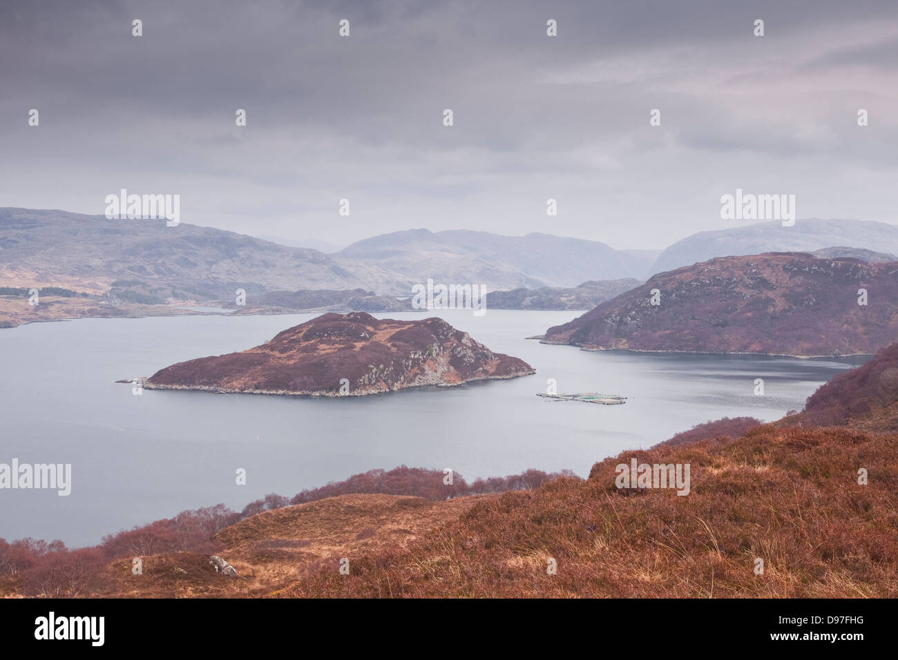 Loch Nedd in the Scottish Highlands Stock Photo - Alamy
