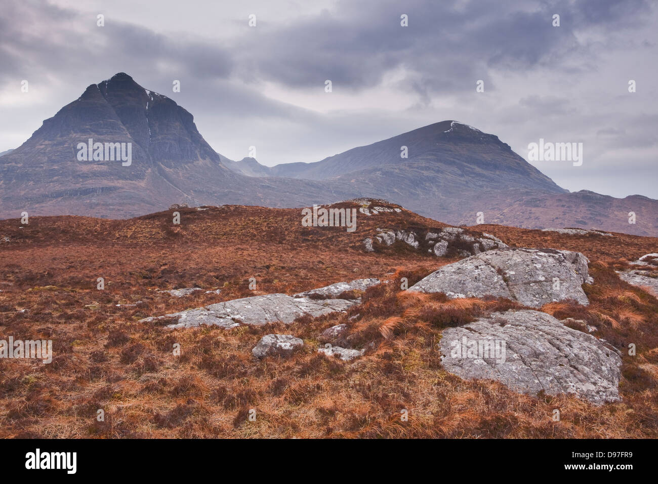 Quinag in the Scottish Highlands Stock Photo - Alamy