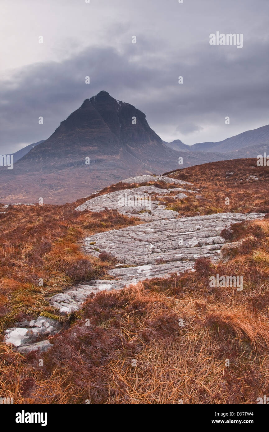 Quinag in the Scottish Highlands Stock Photo - Alamy