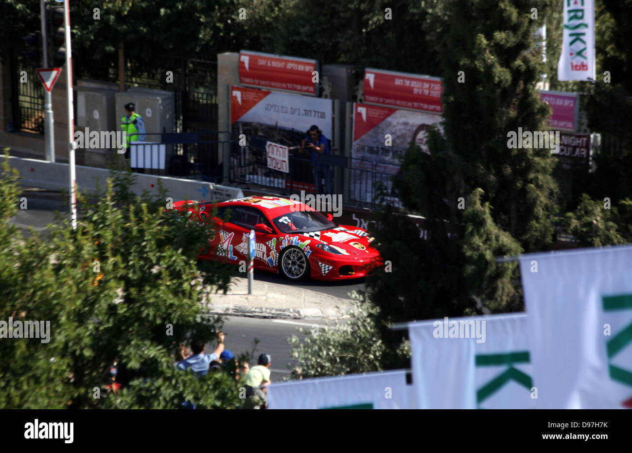 June 13, 2013 - Jerusalem, West Bank, Palestinian Territory - A Formula ...
