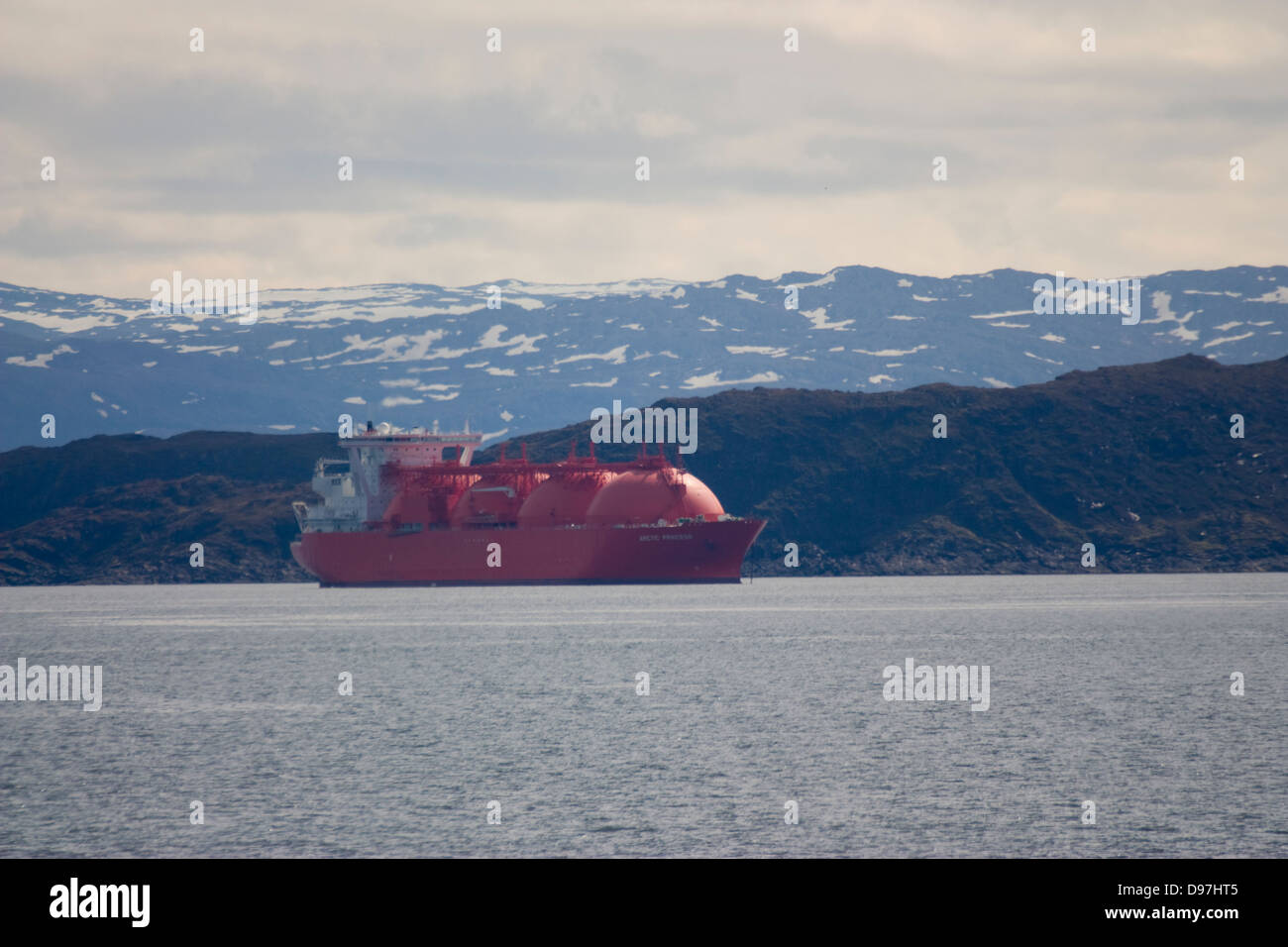 Arctic Princess LNG-Carrier Gas-tanker Vessel Cargoship Hammerfest ...