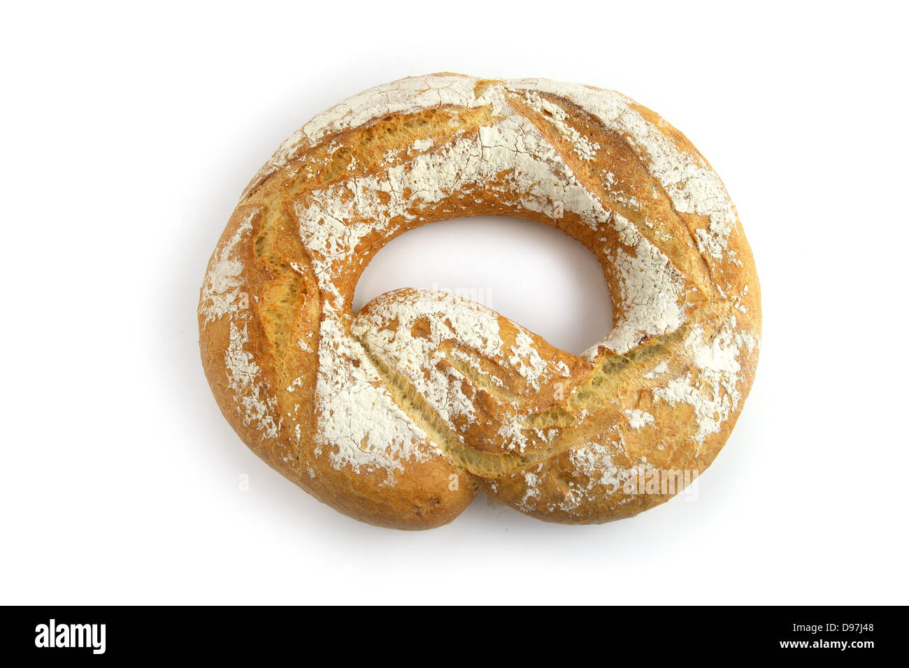 Rustic bread ring Stock Photo - Alamy