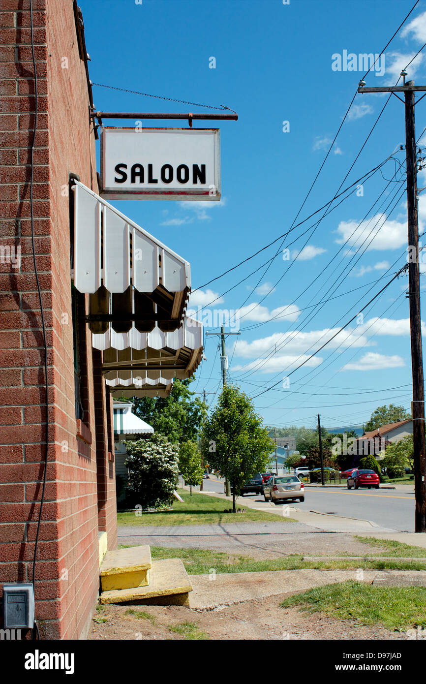 A neighborhood saloon Stock Photo - Alamy