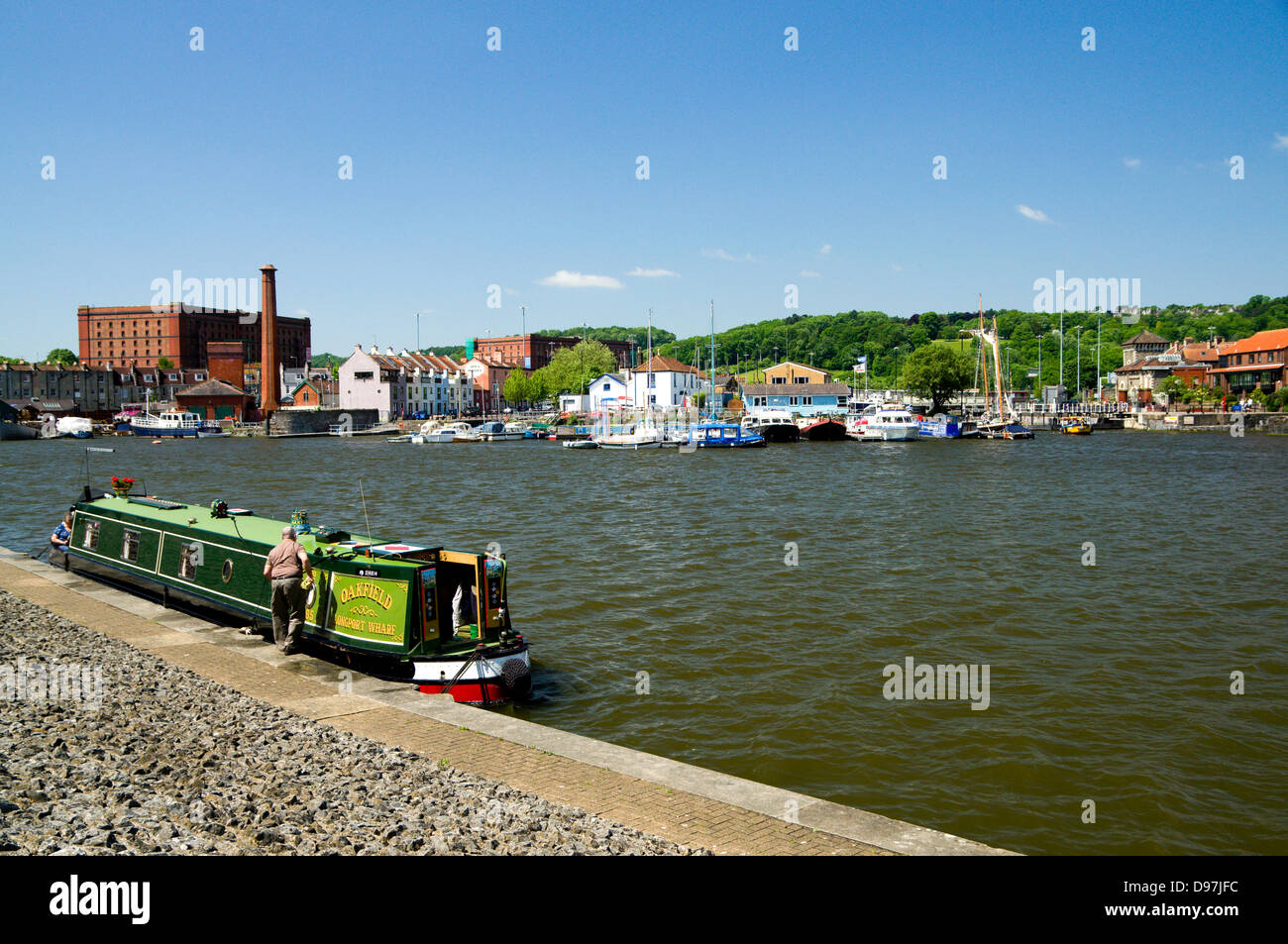 floating harbour, bristol, england Stock Photo - Alamy