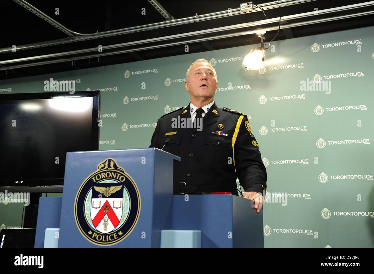 Toronto, Canada. 13th June 2013. Tactical Police from Multiple agencies ...