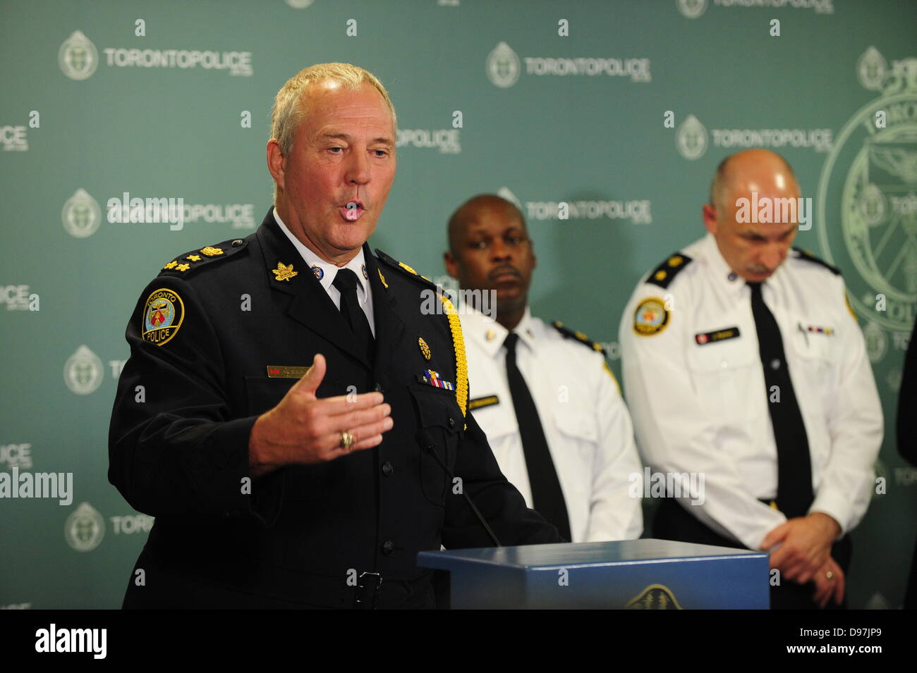Toronto, Canada. 13th June 2013. Tactical Police from Multiple agencies ...