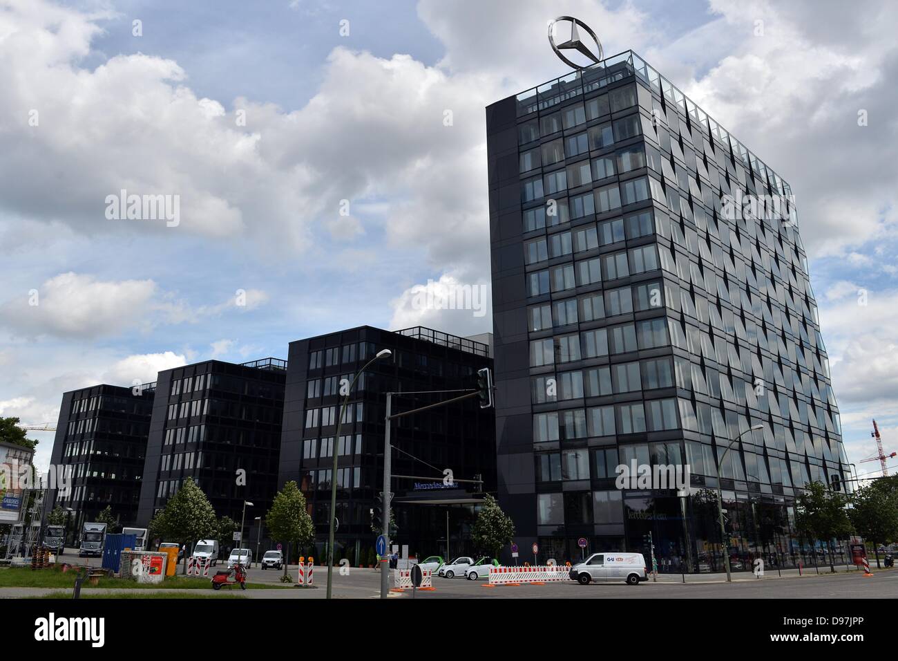 The new headquarters of Mercedes-Benz Sales Department is pictured ...