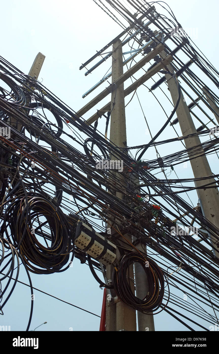 Pillar wire hi-res stock photography and images - Alamy