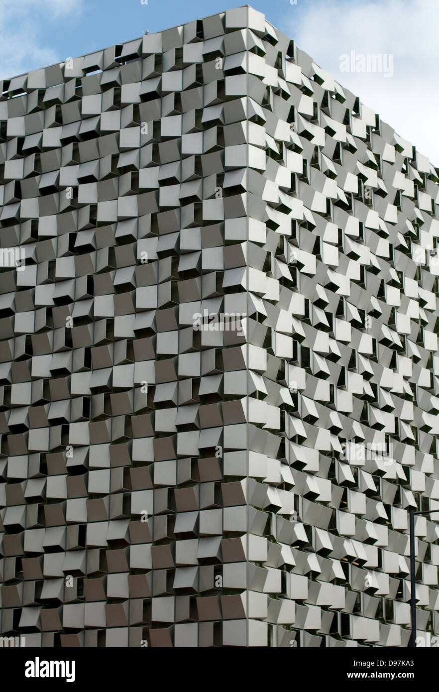 The abstract architecture of the Genting Club Sheffield Stock Photo - Alamy