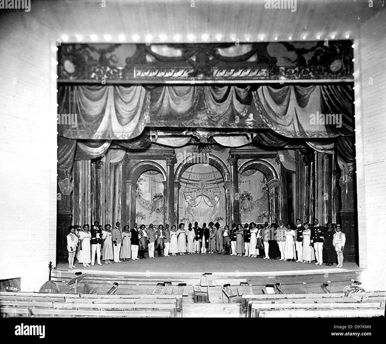 A musical performance at the 1909 Alaska-Yukon-Pacific Exposition in ...