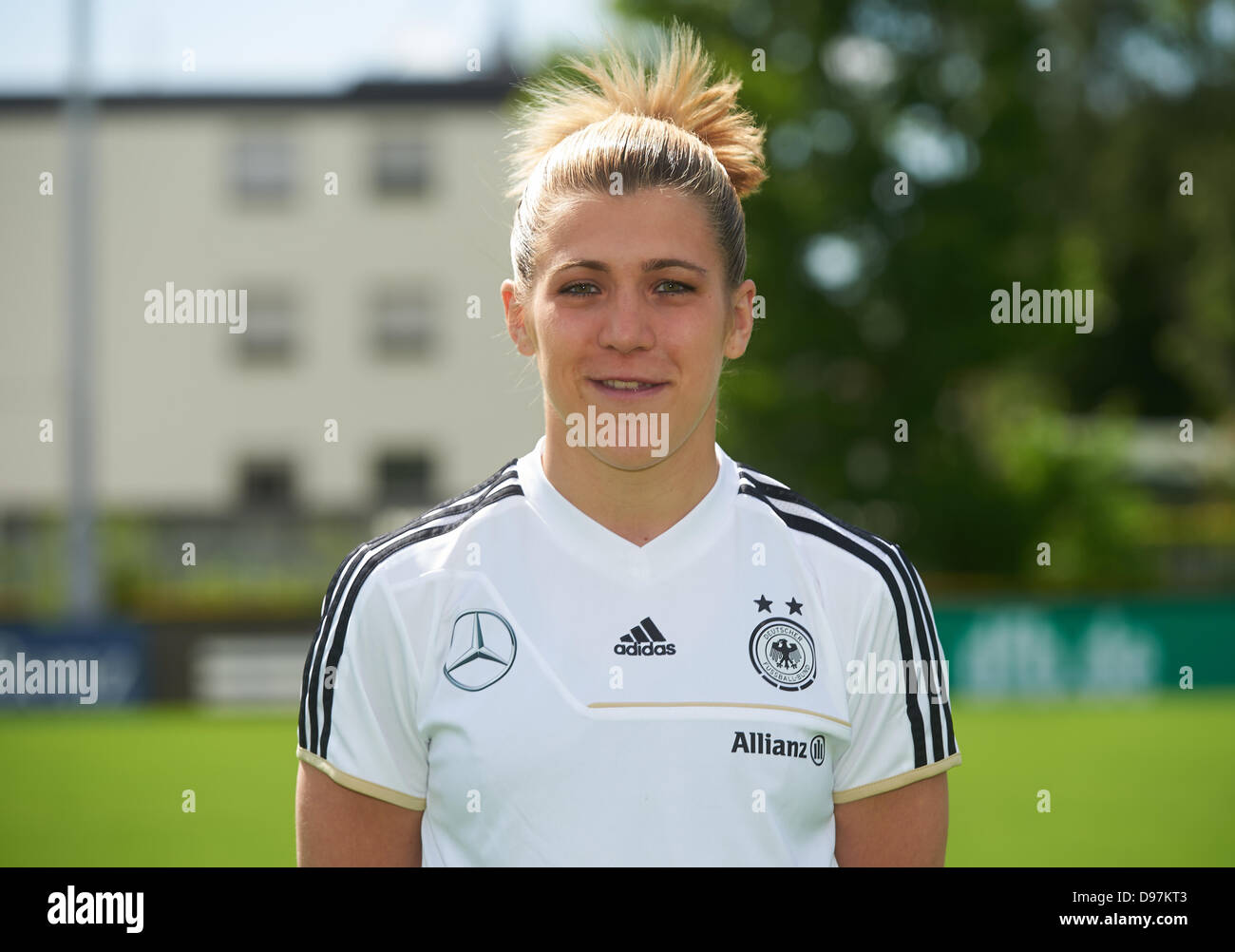 The player on the women's German national soccer squad, Luisa Wensing ...