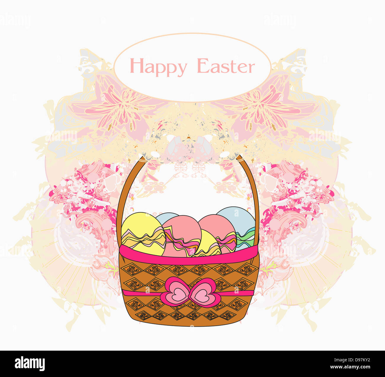 happy easter border Stock Photo - Alamy
