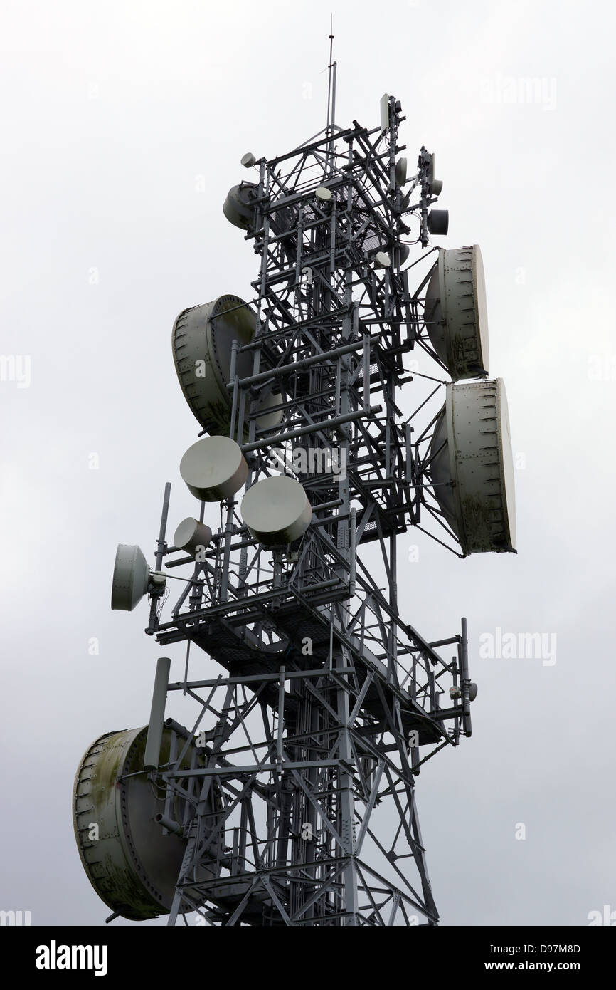 Communications Tower near Stillingfleet, York in North Yorkshire, UK ...