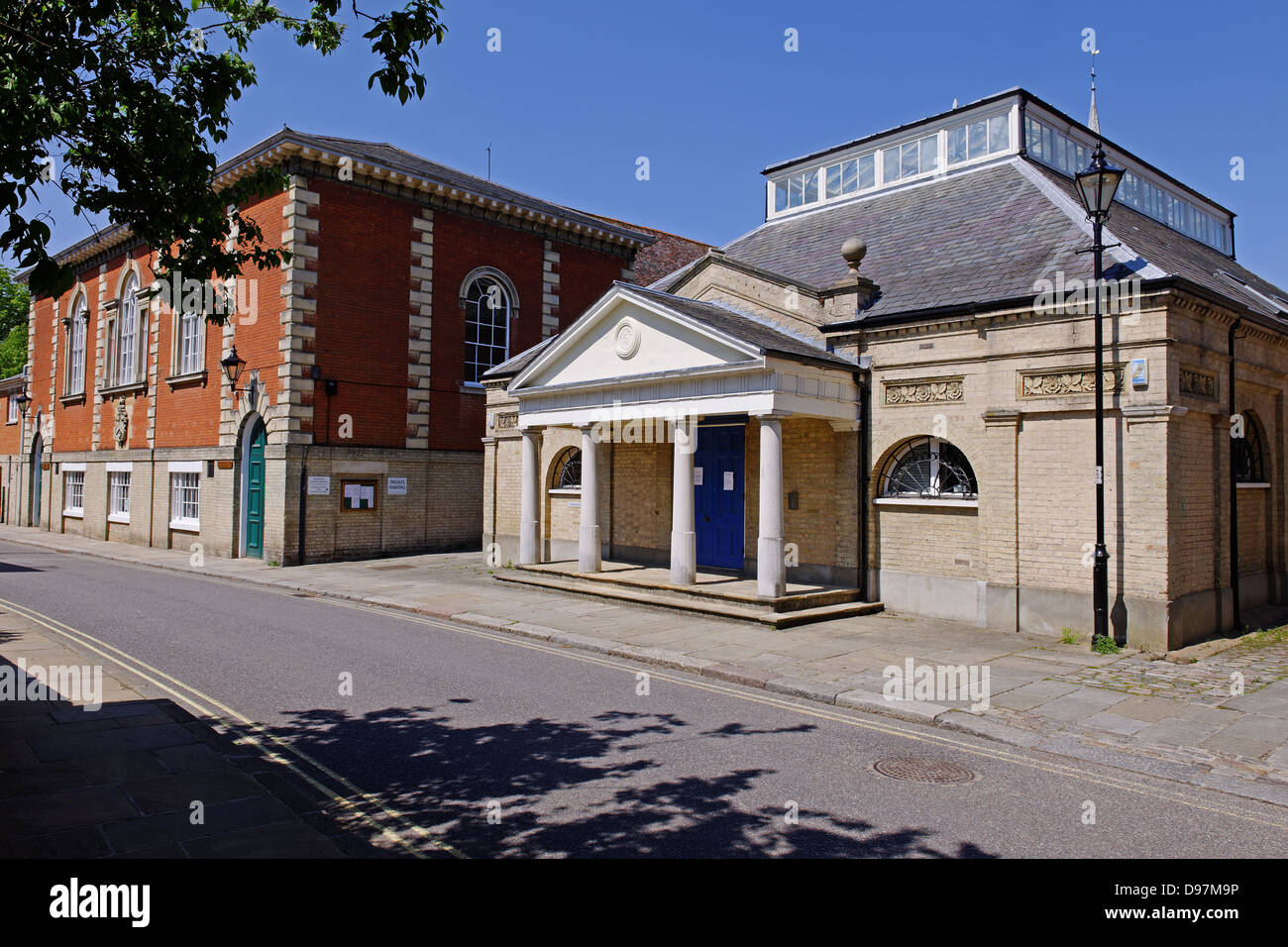 Victorian Town Hall and Georgian Corn Exchange in Hadleigh,Suffolk,UK ...