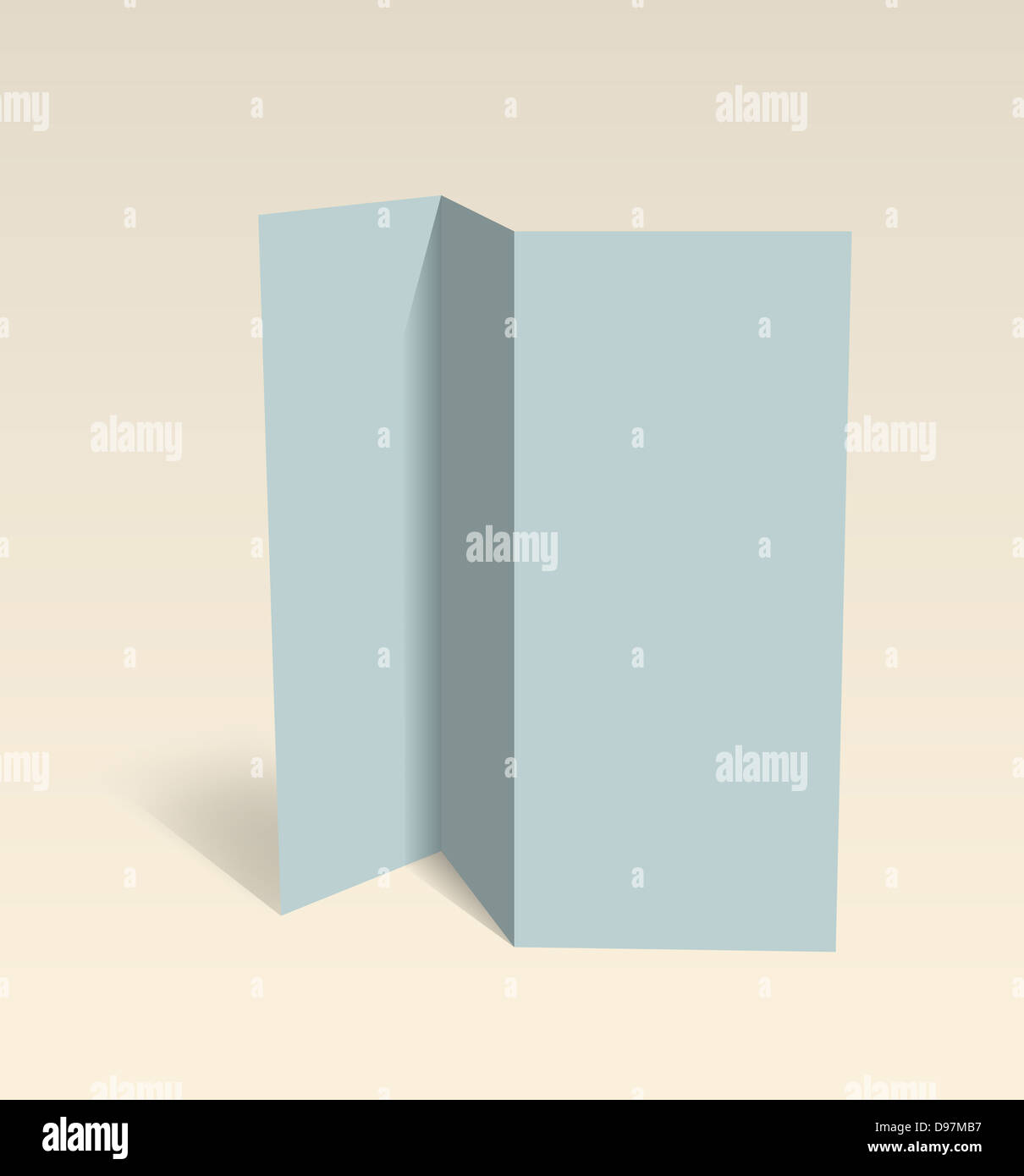 Blank brochure. Editable design template Stock Photo - Alamy