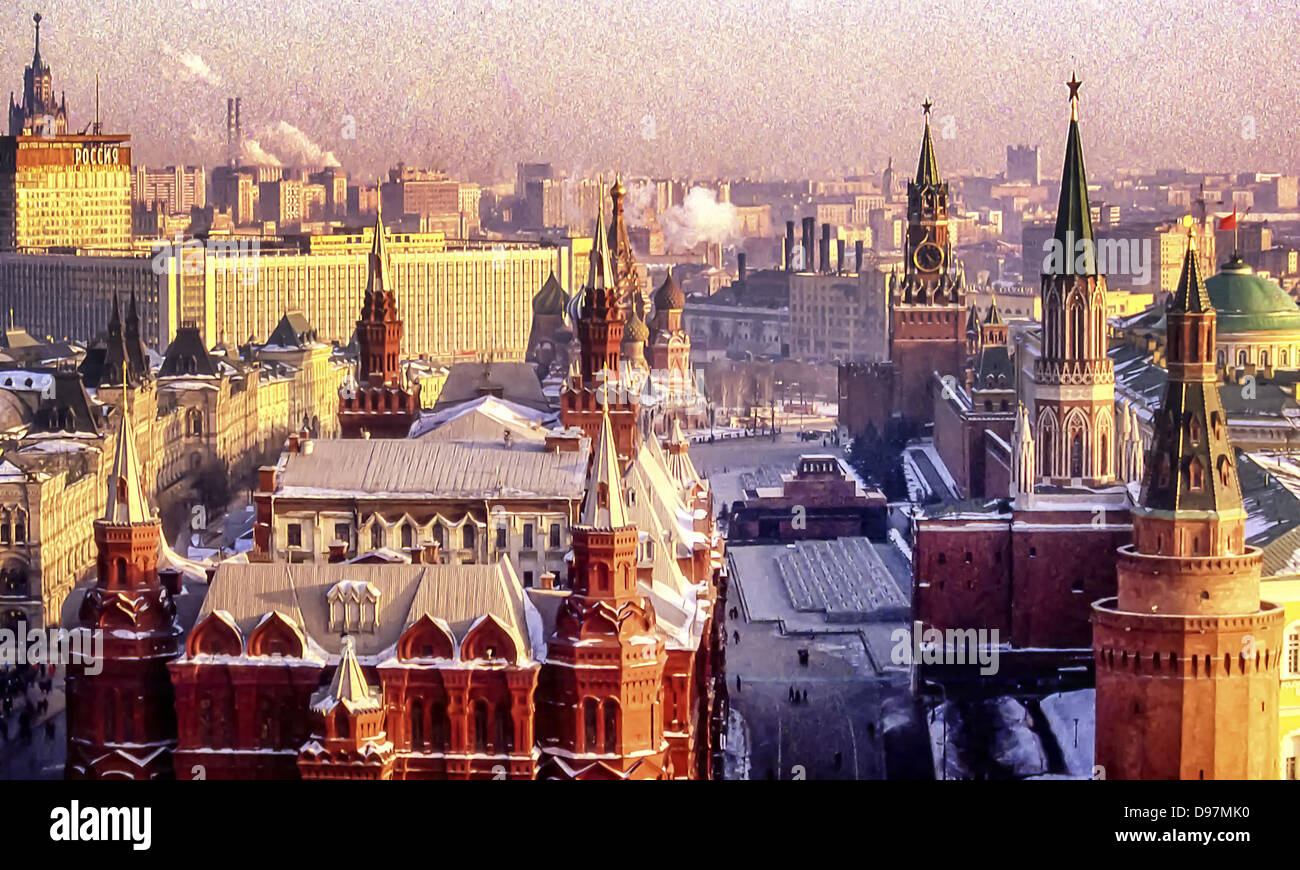 Red square moscow view hotel hi-res stock photography and images - Alamy