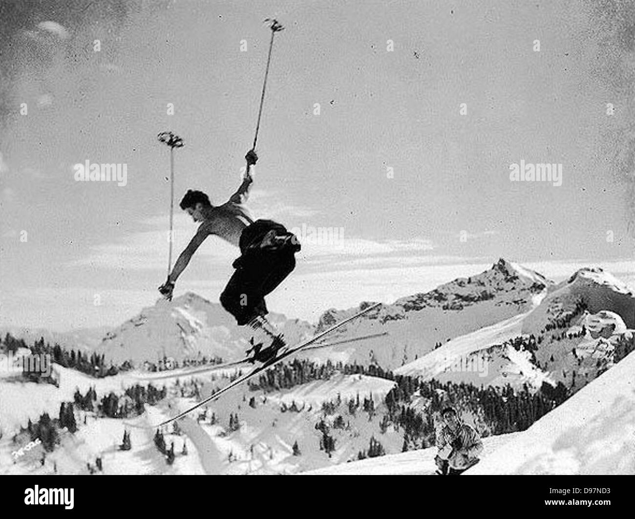 Skier cornice Black and White Stock Photos & Images - Alamy