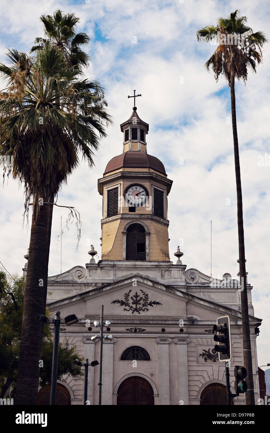 Church in downtown of Santiago, Chile, South America Stock Photo - Alamy