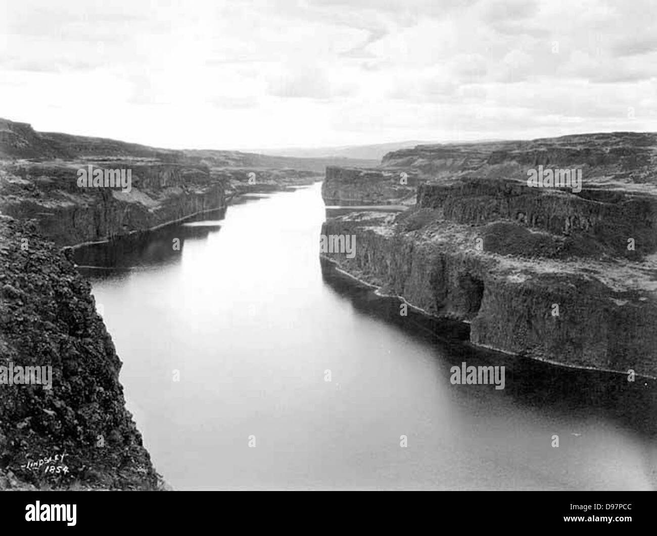A photograph of Deep Lake in Grant County, Washington, featuring a ...
