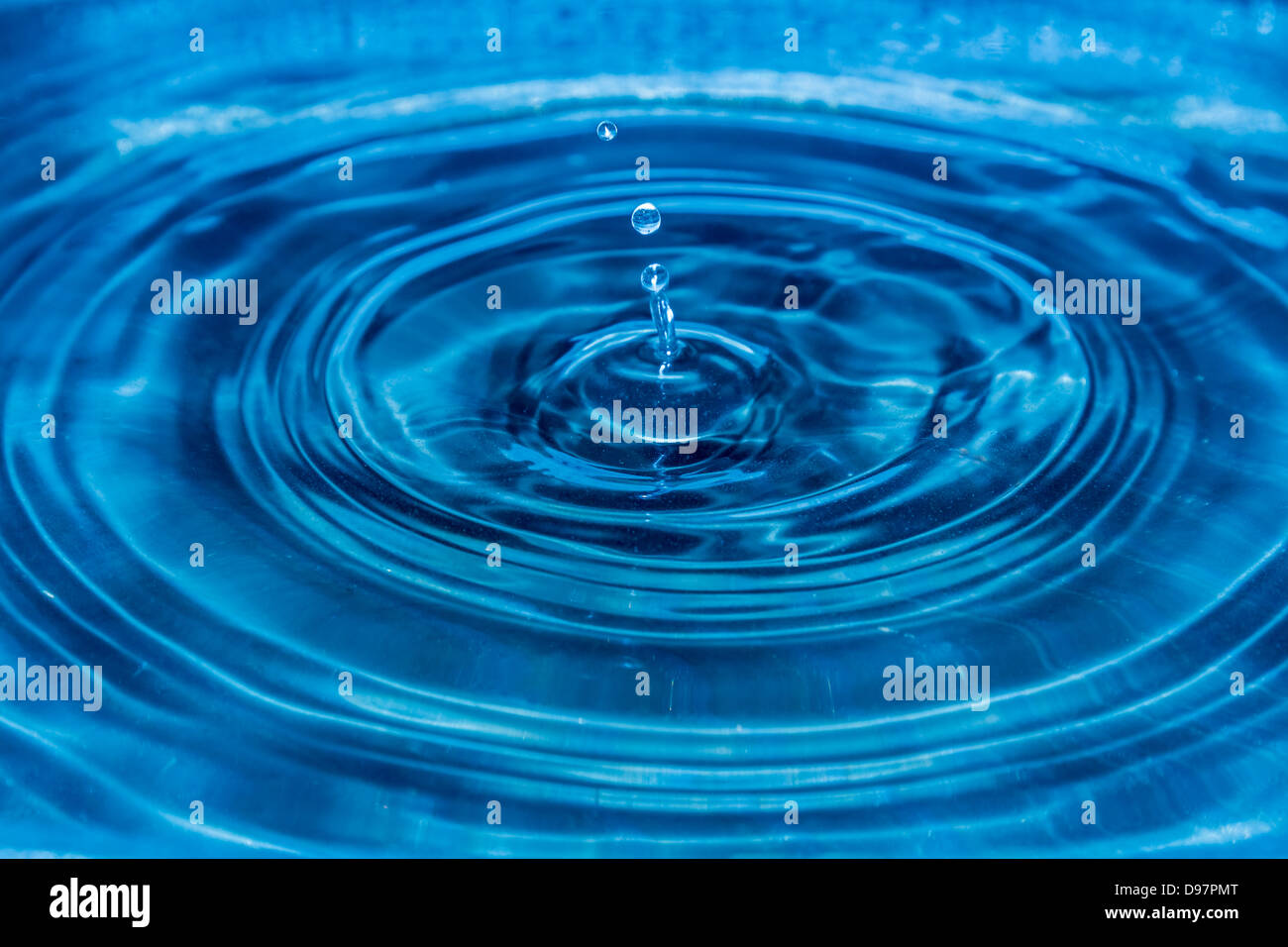 Three drops of water Stock Photo - Alamy