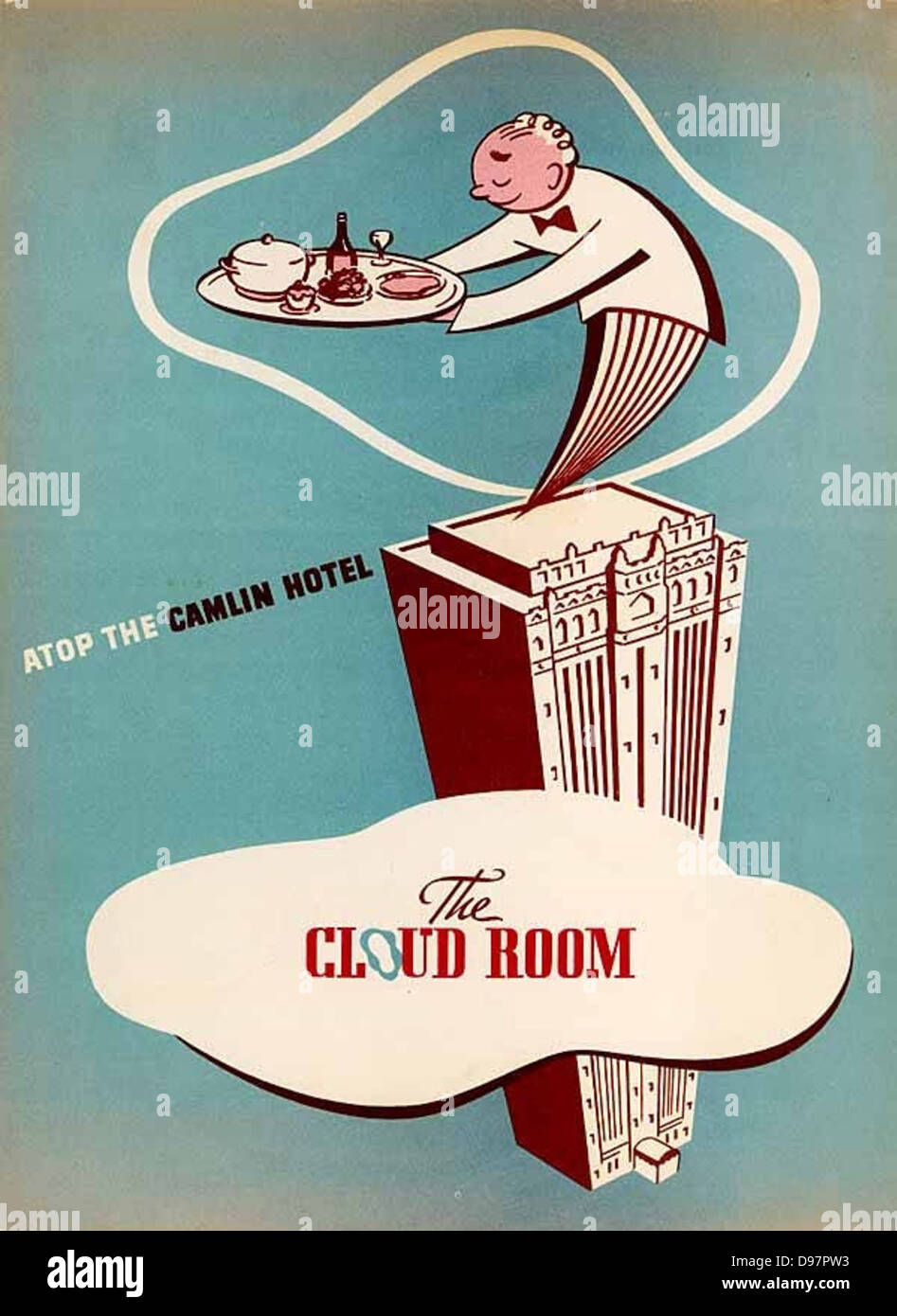 The Cloud Room at the Camlin Hotel in Seattle is depicted with its ...