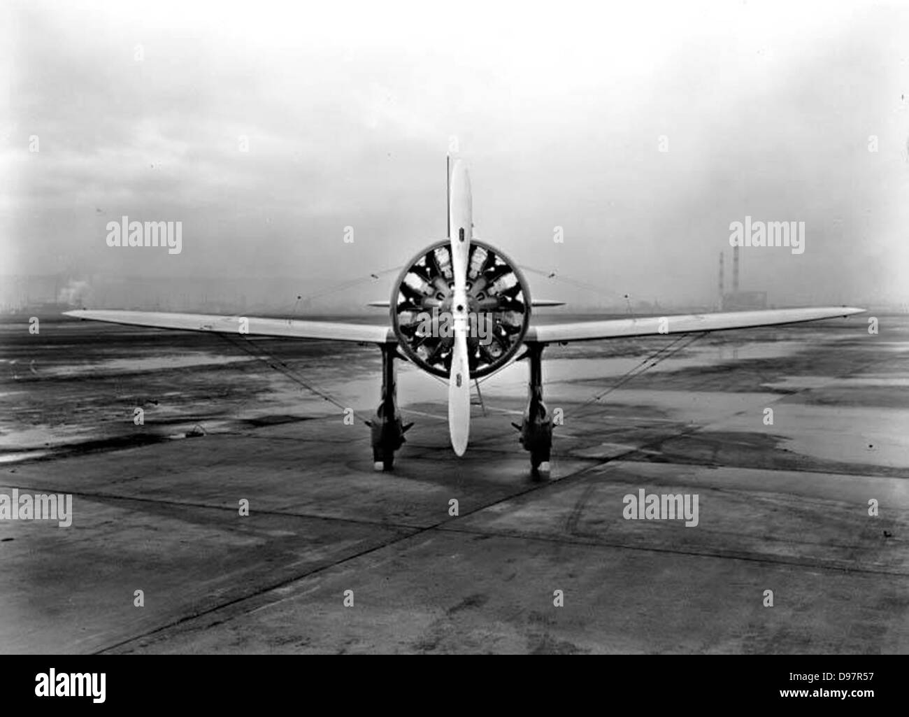 This image showcases the Boeing P-26A Peashooter, a fighter aircraft ...