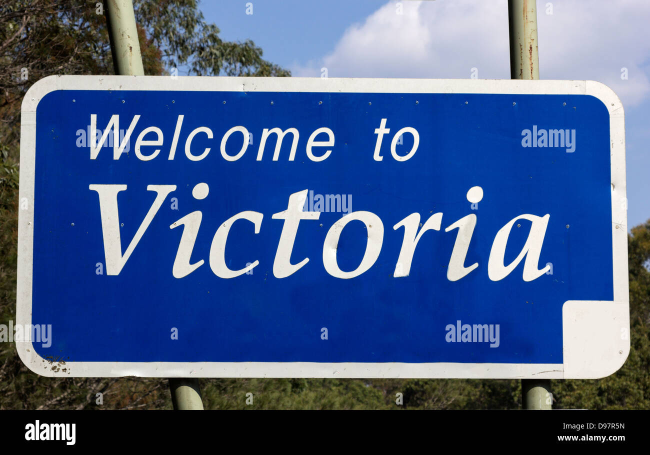 Victoria sign hi-res stock photography and images - Alamy