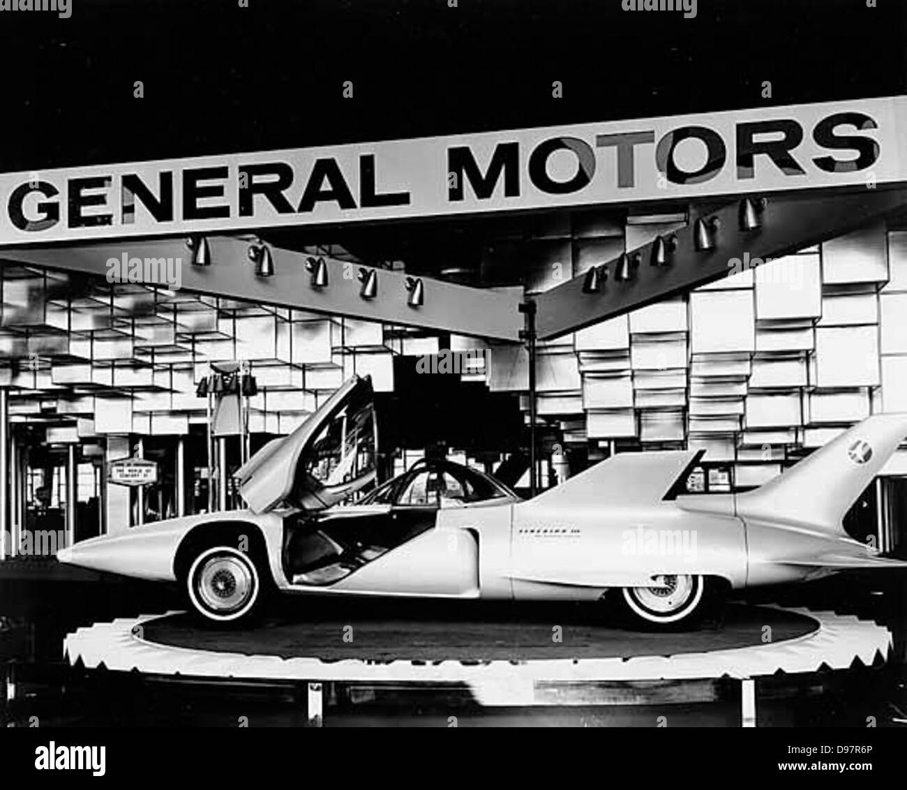 A photograph of the General Motors Corporation exhibit at the Century ...