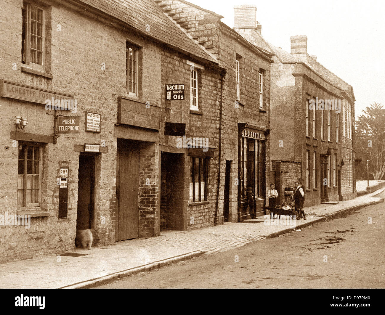 Ilchester early 1900s Stock Photo - Alamy